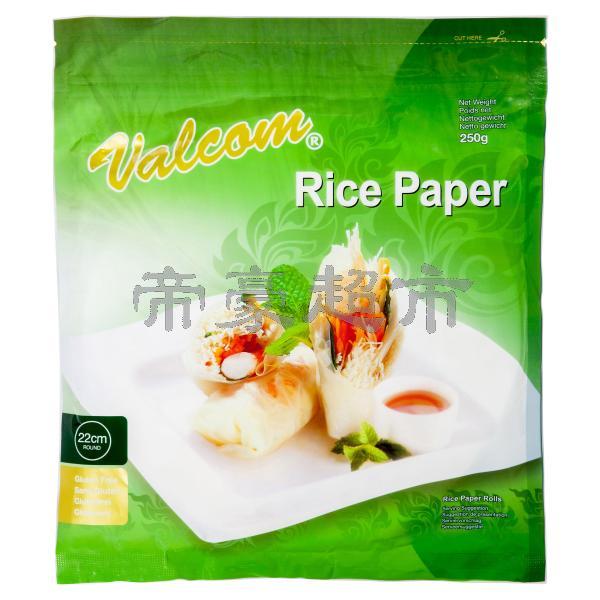 VALCOM Rice Paper (22cm) 250g_Cooking Ingredients_约克帝豪华人超市-约克中国超市-约克华人超市