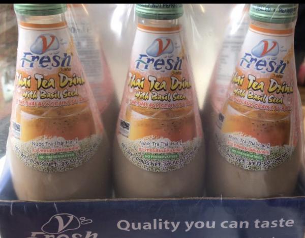 V Fresh Thai Tea Drink With Basil Seeds 290ml*6_whole sale_帝豪华人超市-中国超市 ...