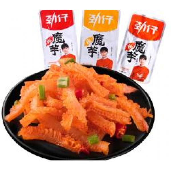 JZ Flavoured Hot & Spicy Konjac 18g_Beancurd & Candy_Leisure snacks ...