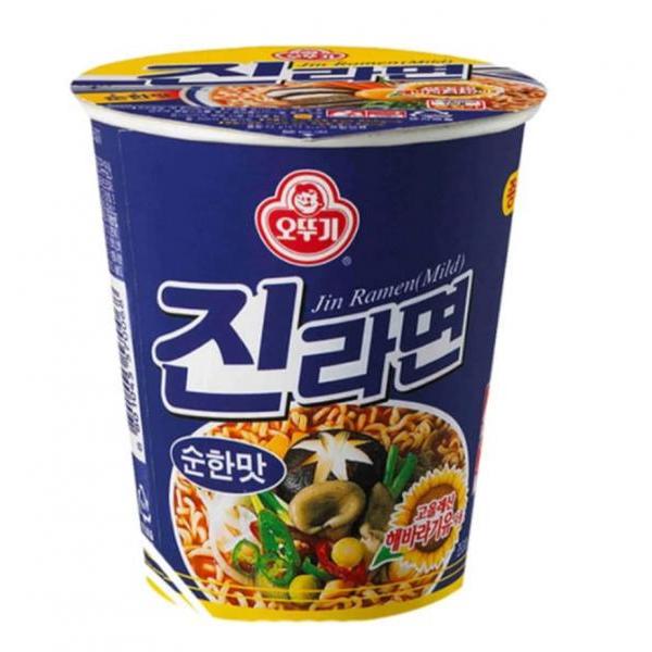 Ottogi Jin Ramen mild Cup Noodles 65g_Instant Noodles_Instant Products ...